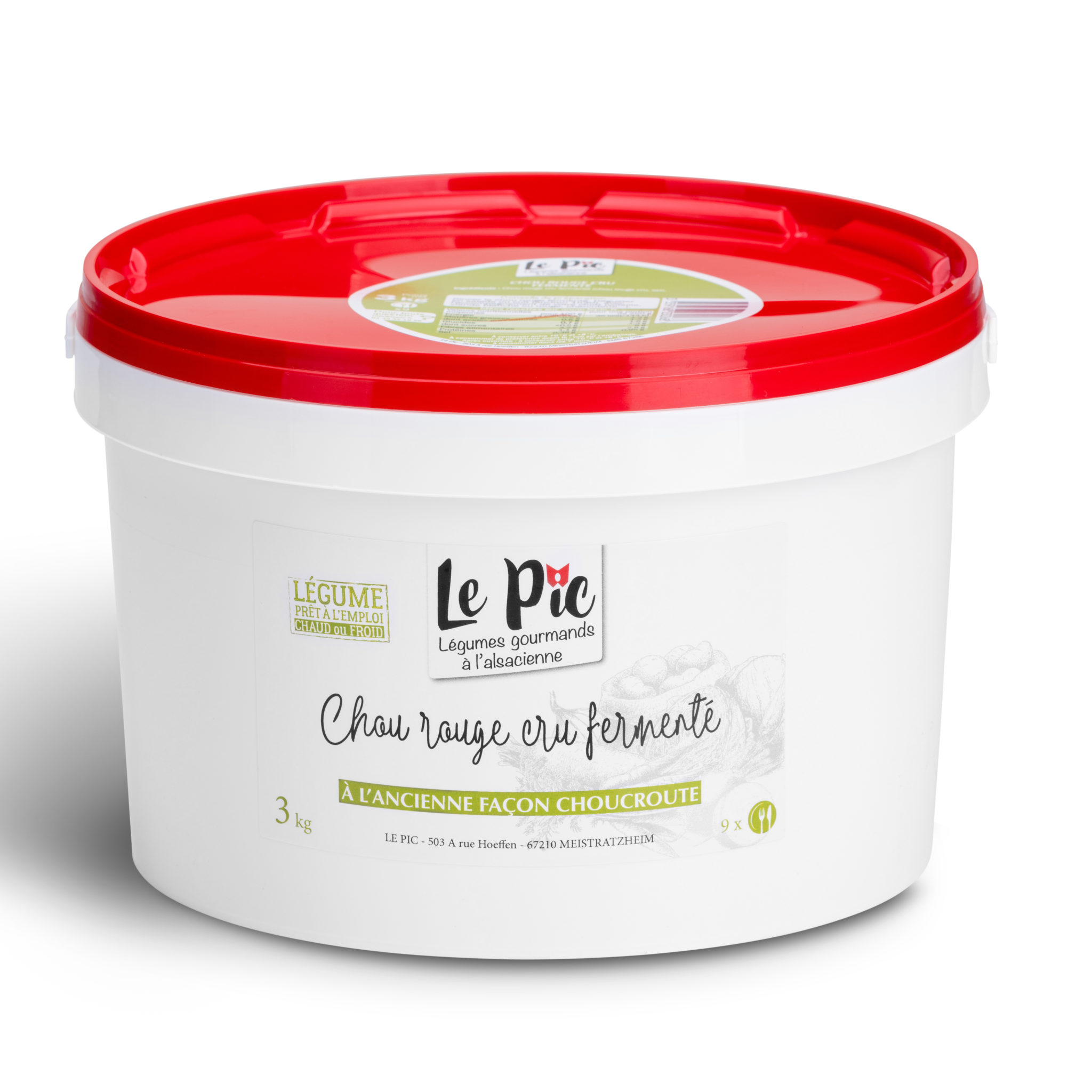 Chou rouge cru fermenté à l'ancienne façon Choucroute - La Maison de La ...